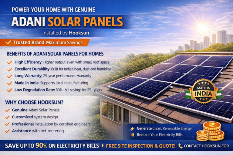 Adani Solar Panel | Authorized Distributor - Hooksun